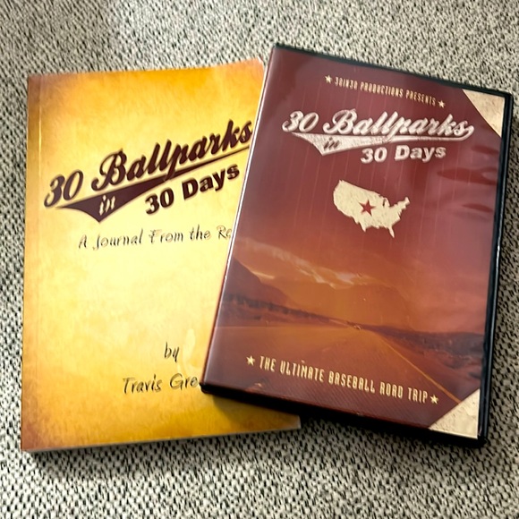 Media | 3 Ballparks In 30 Days Book Dvd Set By Travis Greene | Poshmark